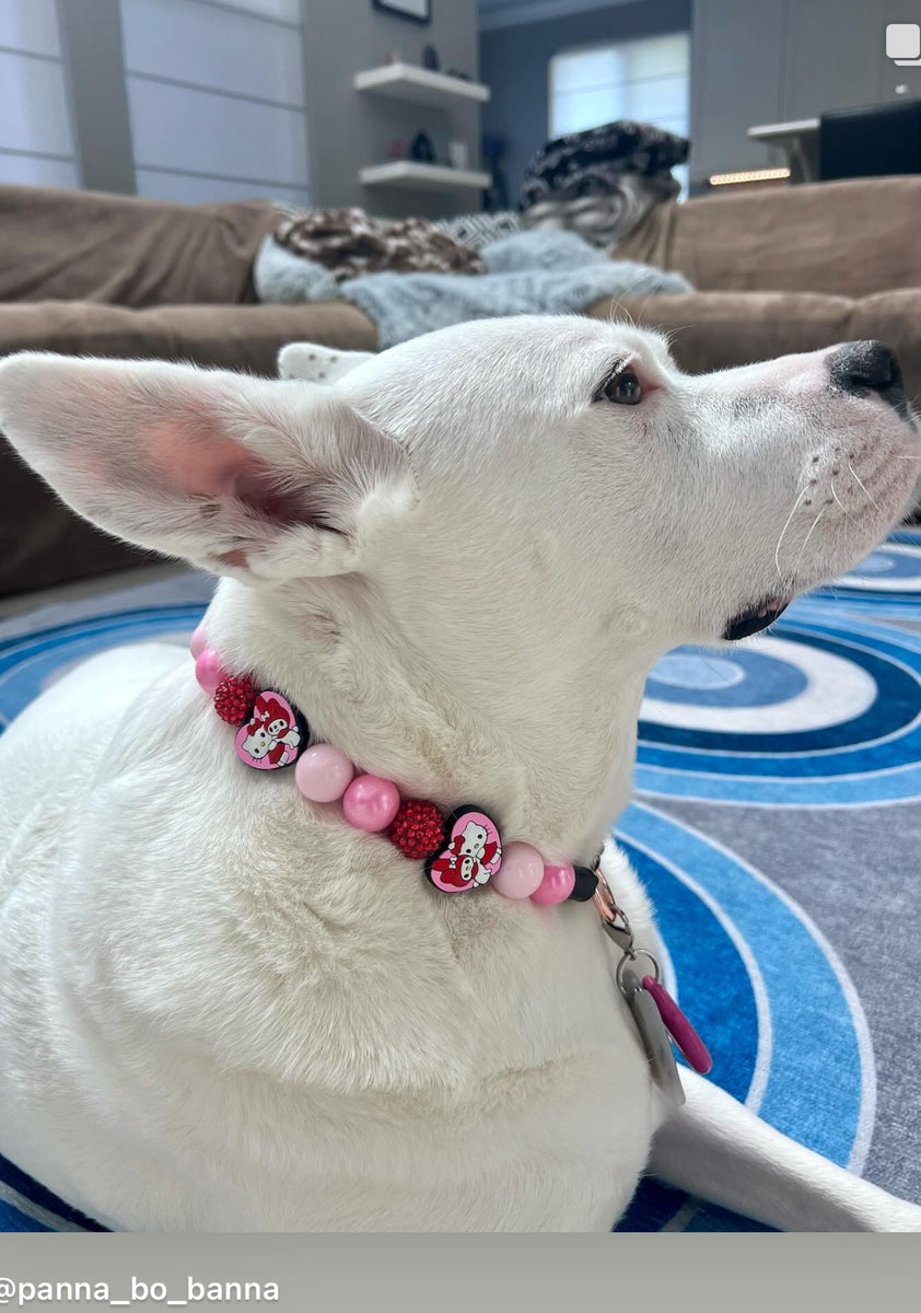Love, Kitty 💗 Bead Collar – Hypnotic Dog