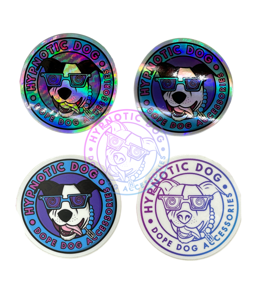 Hypnotic Dog Sticker